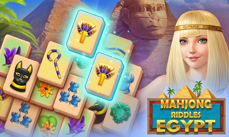 Mahjong Riddles - Egypt game: Play online for free